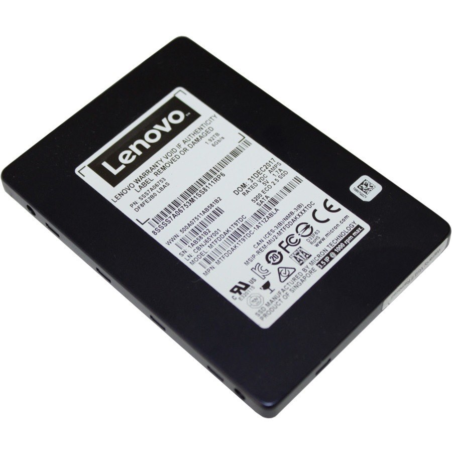 Buy Lenovo 5200 960 GB Solid State Drive - 3.5" Internal - SATA (SATA ...
